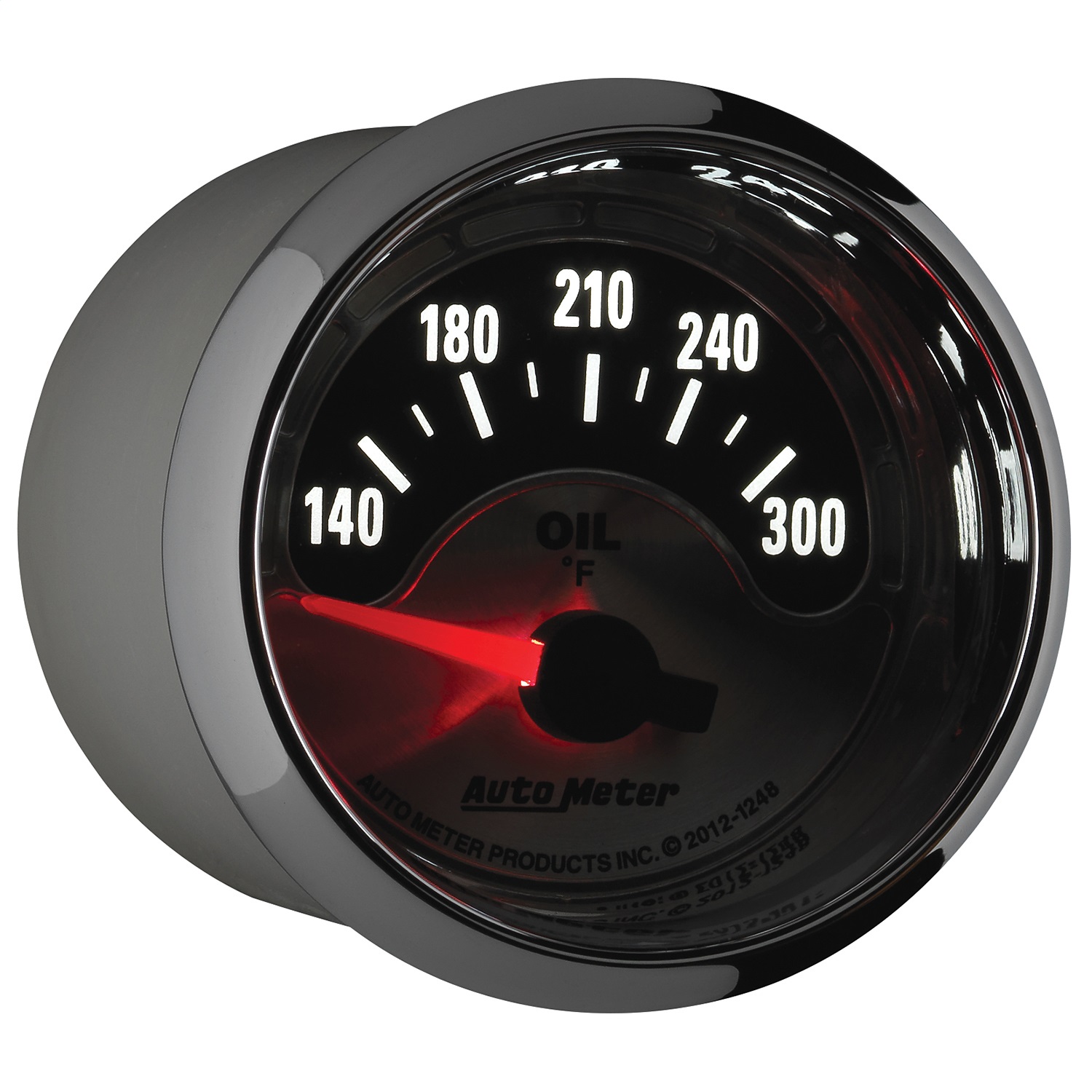 AutoMeter 1248 American Muscle Engine Oil Temperature Gauge 46074012488 ...