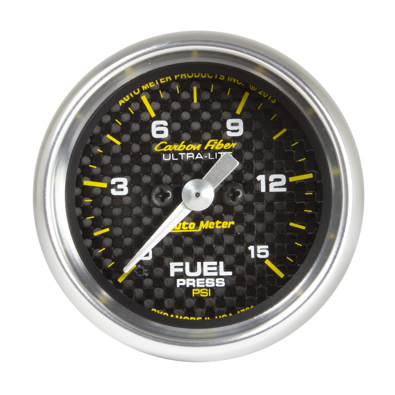 Purchase Auto Meter 4761 Carbon Fiber; Electric Fuel Pressure Gauge in ...