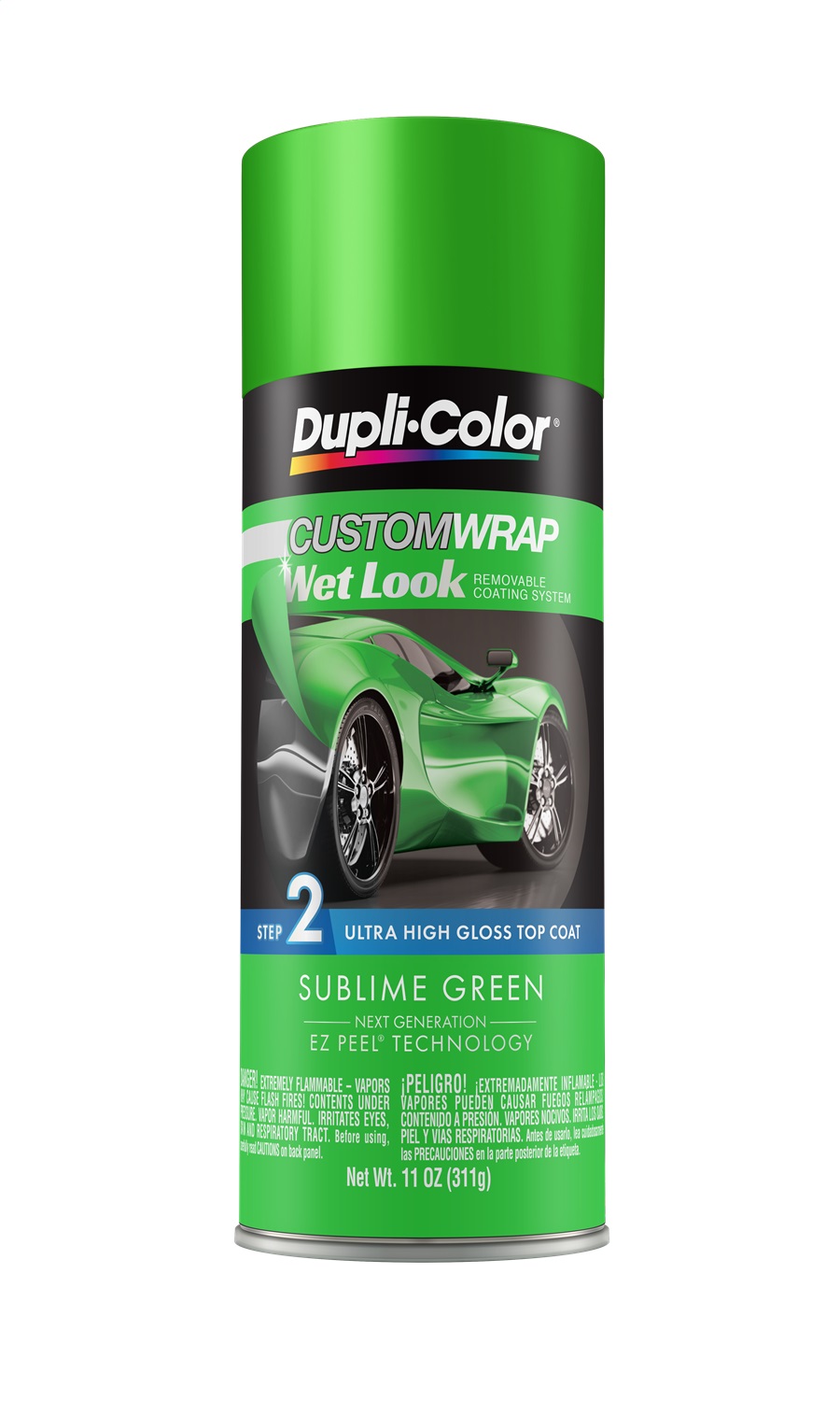 Dupli-Color Ecwrc8840 Sublime Green Custom Wrap Wet LOOK Spray Paint ...