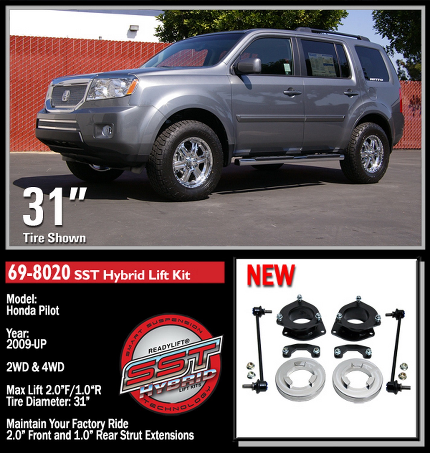 ReadyLift BKMQ69-8020 SSTr Lift Kit | LiftKits4Less